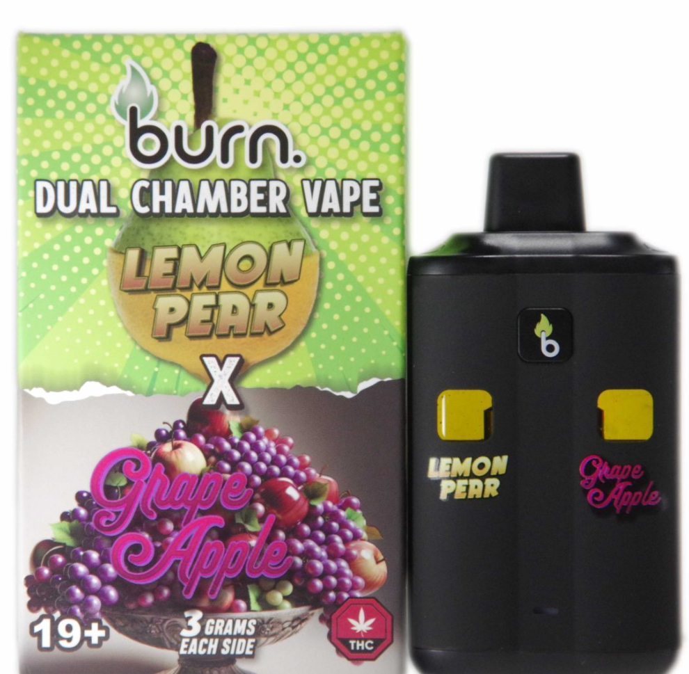 Dual Puffer Lemon Pear x Grape Apple 6 Gram Pen – Smiley Meds